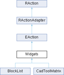 QCAD: Widgets Class Reference